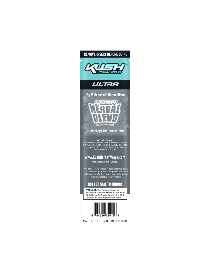 Kush Ultra Herbal Wraps Zero